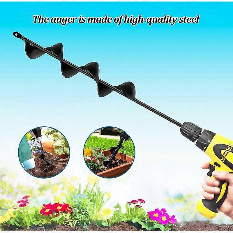Garden Auger DrillGarden Auger Bit, Practical Planting Tool for Flower ...