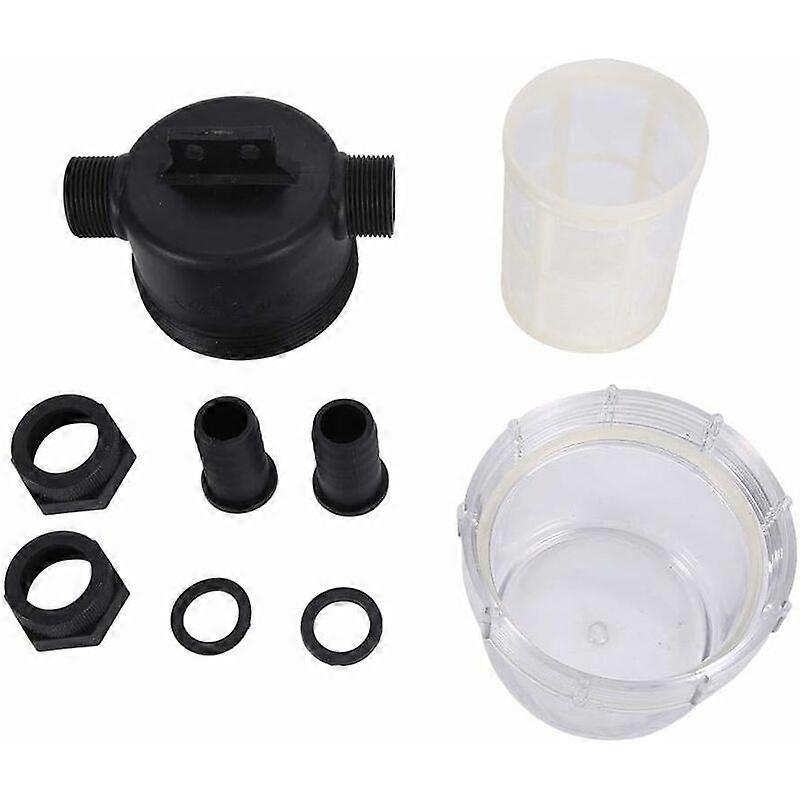 Water Pump Filter Net Sprinkler Adjustable In-Line Transparent Mesh ...