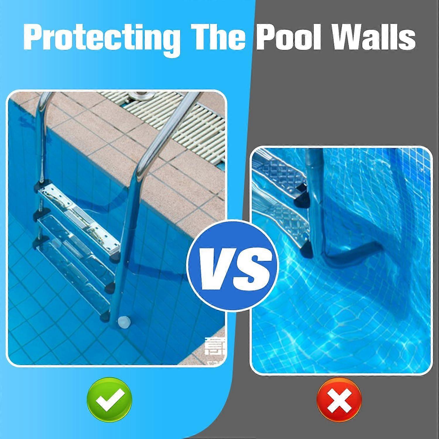 Pool Ladder Bumper for Protecting Pool Liner Rubber Ladder Foot Cover ...