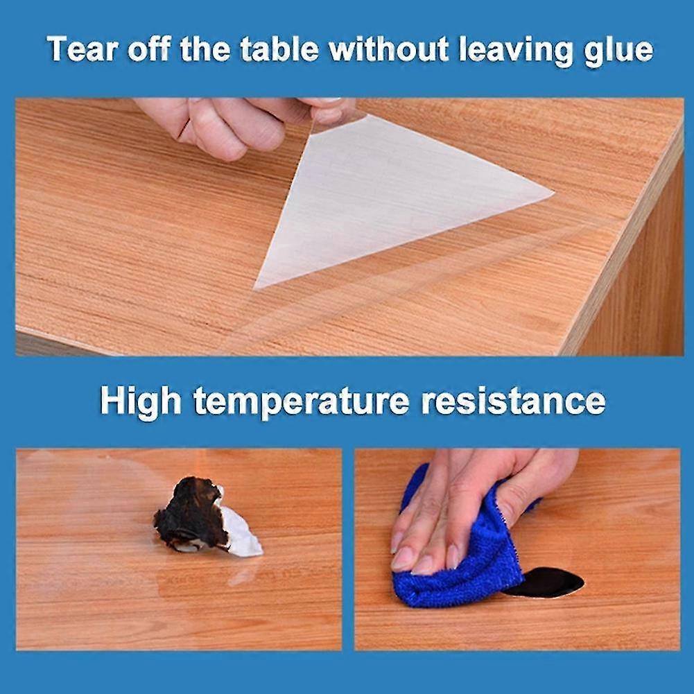 Adhesive Table Protective Film Glossy Clear Protection Anti-Scratch ...