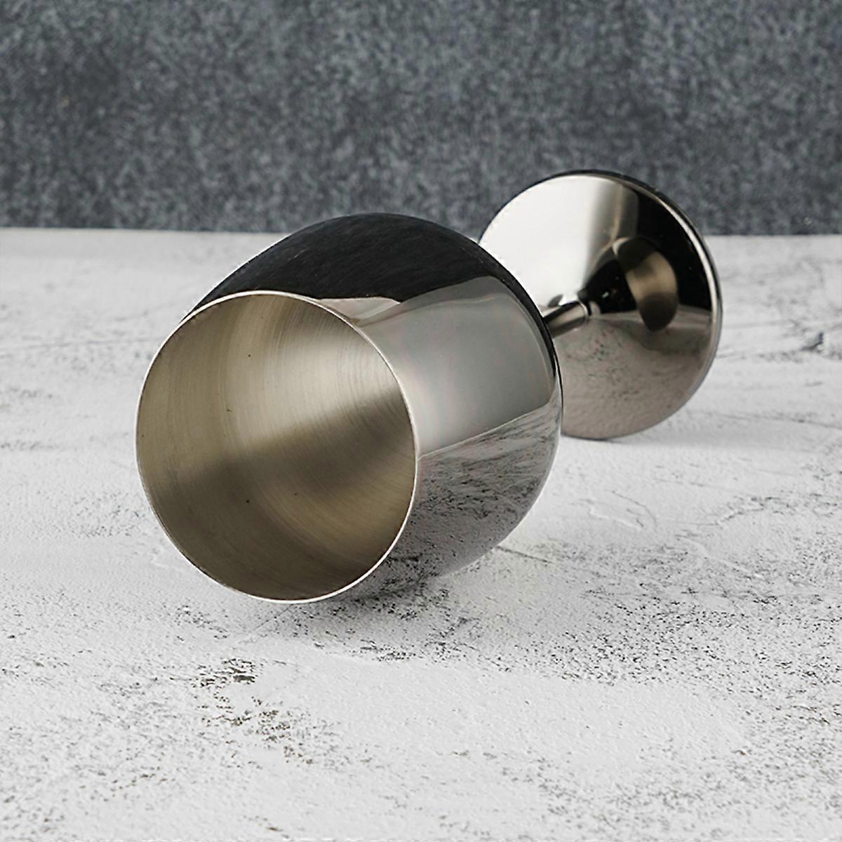 Stainless Steel Wine Glasses (500ml) Unbreakable Metal Wine Glasses ...