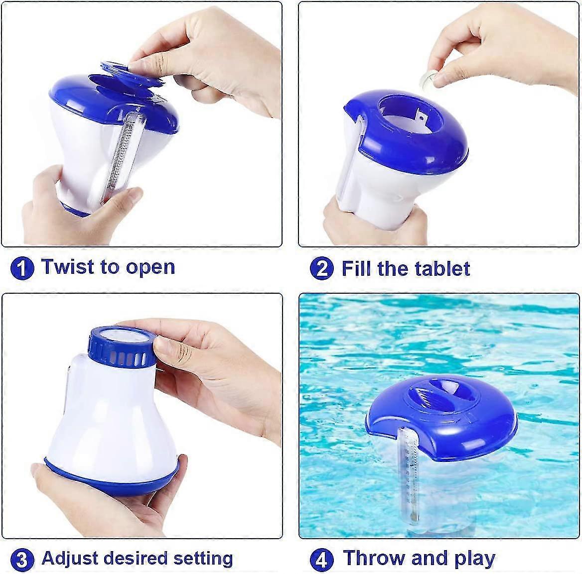 Magicfun Floating Chlorine Diffuser, 5 Centimeter Swimming Pool ...