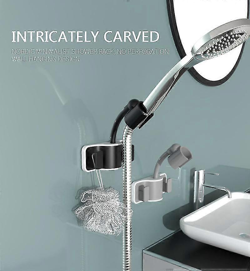 360 Adjustable Shower Head Holder Protable Self-adhesive Shower Head ...