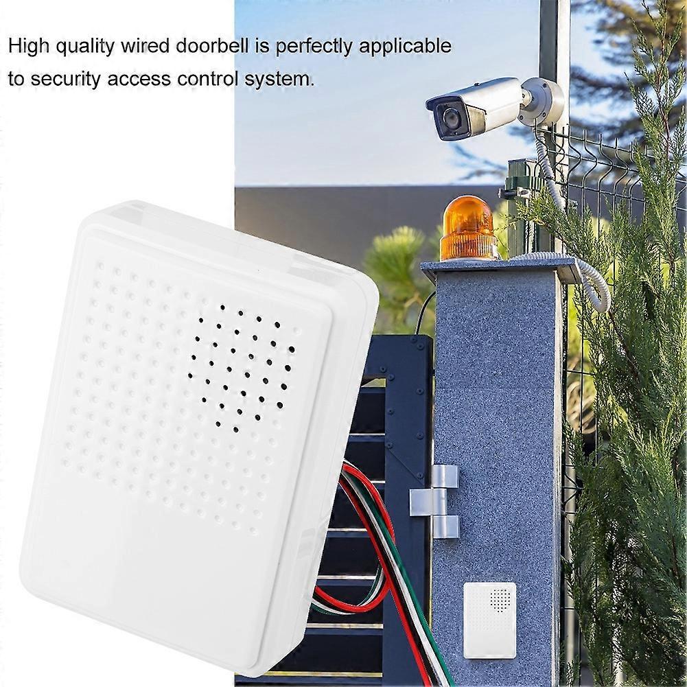 DC 12V Wired Door Bell 90db Chime Welcome Doorbell Home Security Access ...