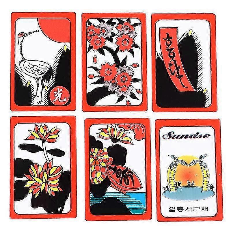 Mahjong Gostop Go Stop Hanafuda Cards Popular Korean Japanese Board ...