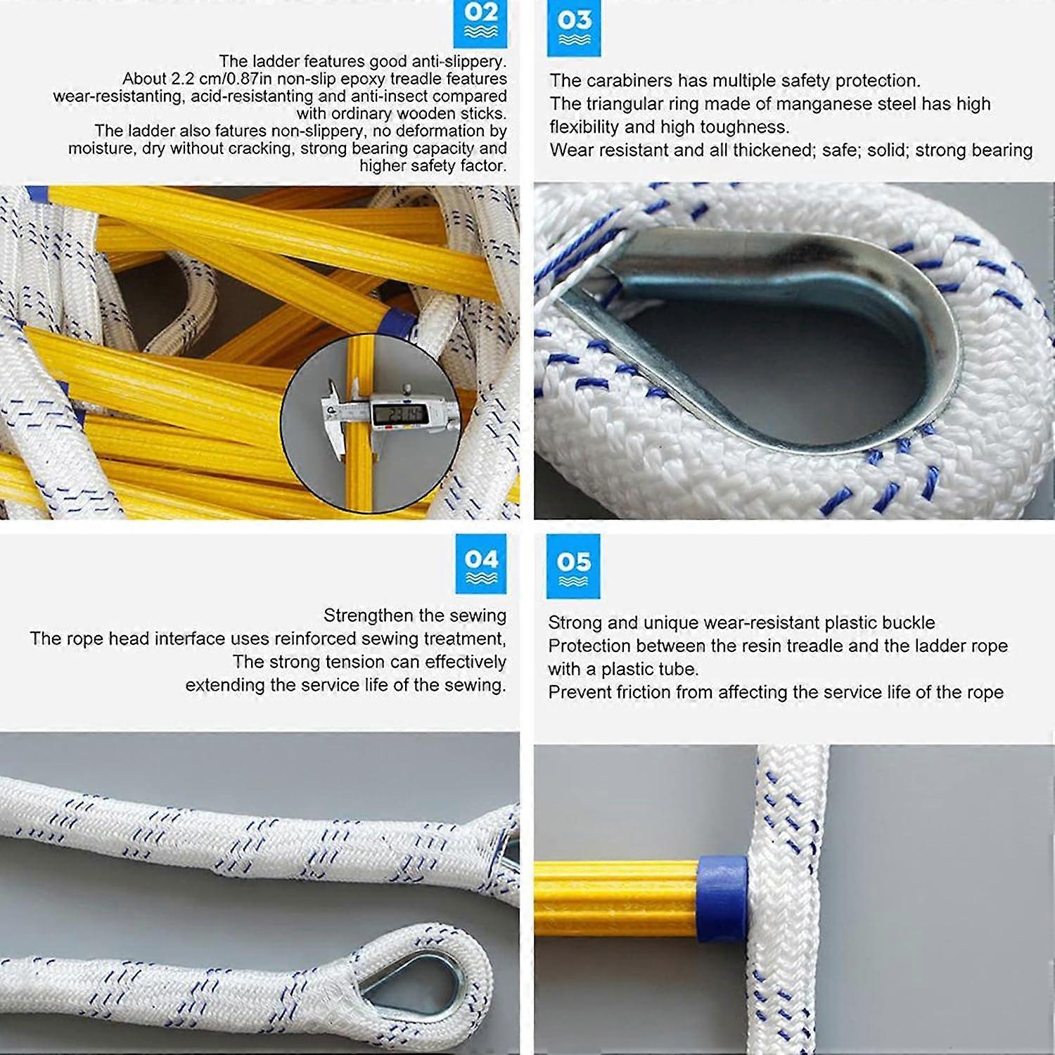 Fire escape ladder, rope ladder fire escape ladder, window ladder ...