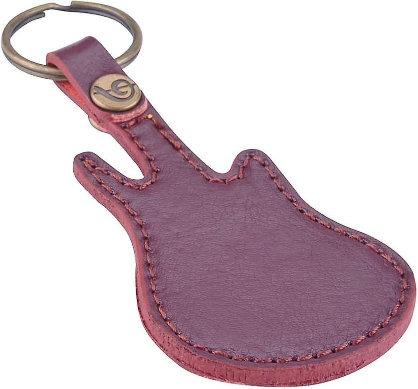 Guitar Picks Case Leather Pick Keychain Guitar Picks Holder Plectrums ...