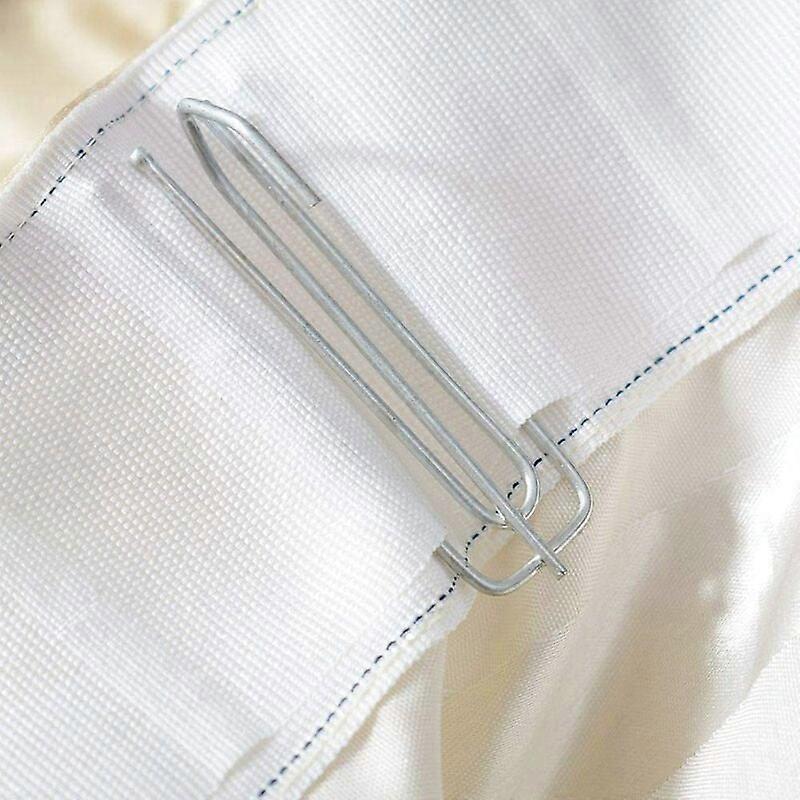 25 Pieces Stainless Steel Curtain Claw Hooks Window Curtain Door Clamp ...
