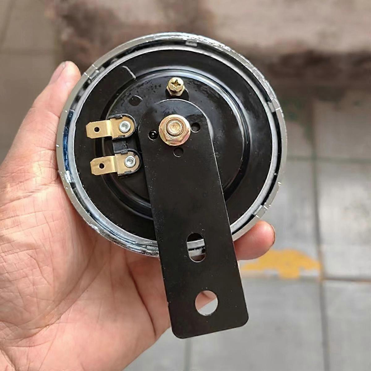 Chrome Motorcycle 12V Super Loud 110Db 94mm Electric Horn for for ...