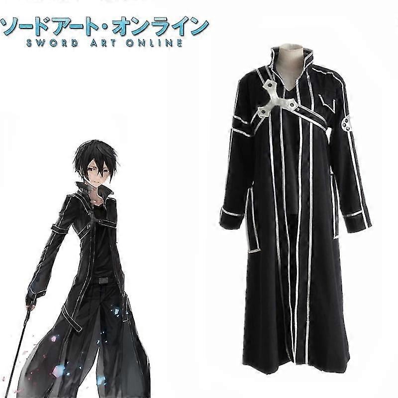 Kirito Cosplay Sao Sword Art Online Japanese Anime Costume Cosplay ...