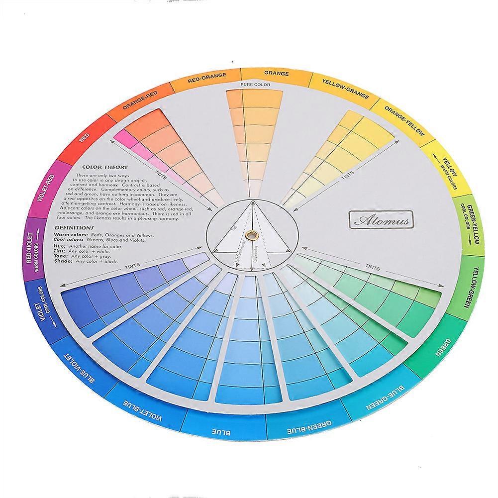 Tattoo Color Wheel Pigment Color Wheel Mixing Guide Tattoo Accessory ...