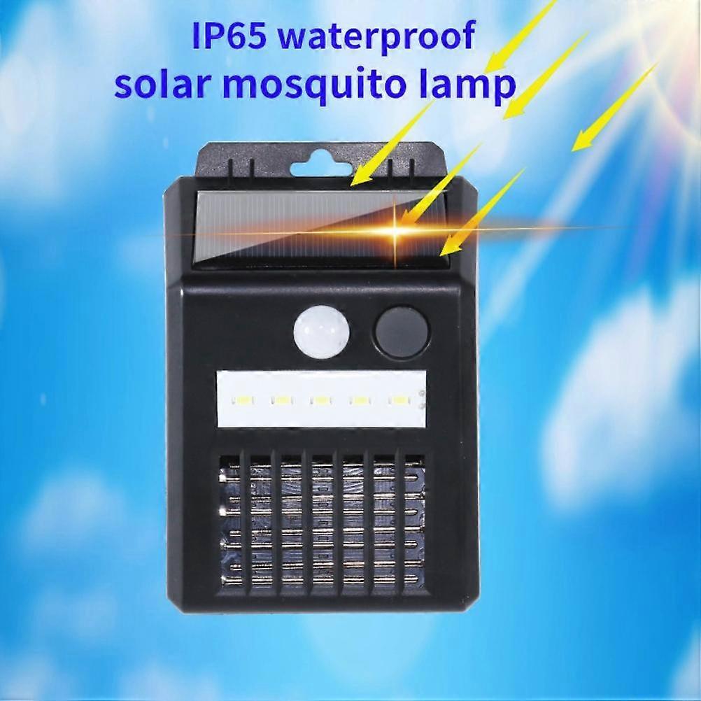 Solar Bug Trap with Motion Sensor LED Light UV Mosquito Killer Outdoor ...