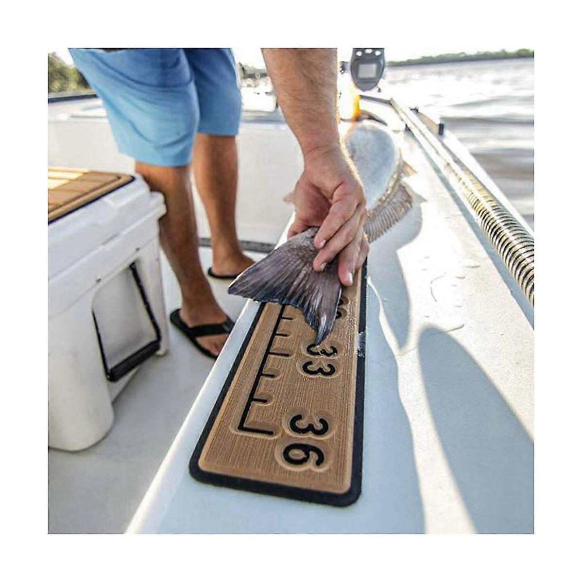 100X15cm EVA Foam Fishing Measuring Sticker Self-Adhesive Backing Ruler ...