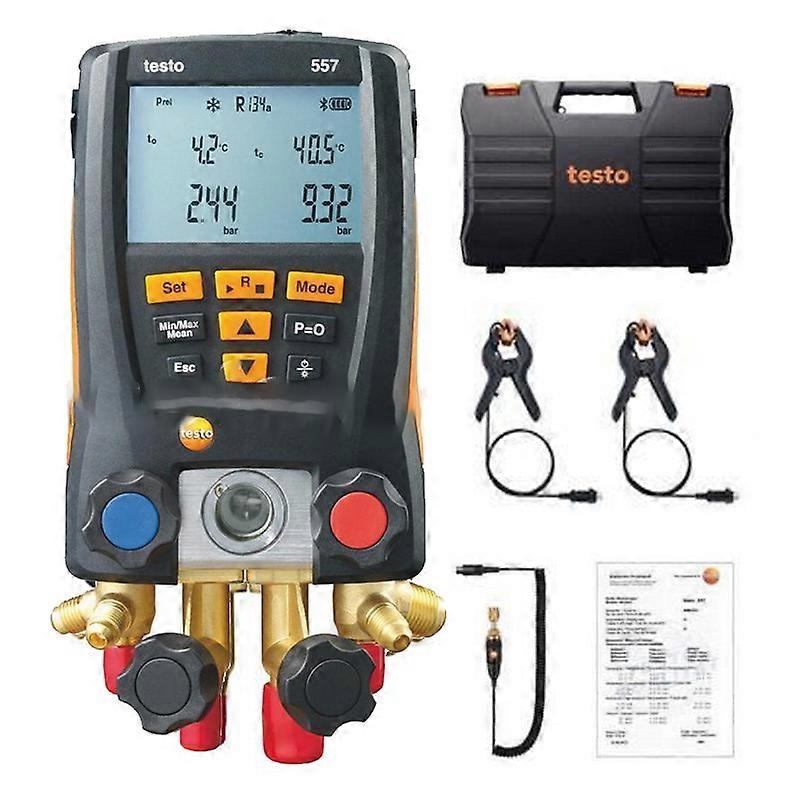 Testo 550s/557/549 Gauge Refrigeration Digital Manifold Electic with ...
