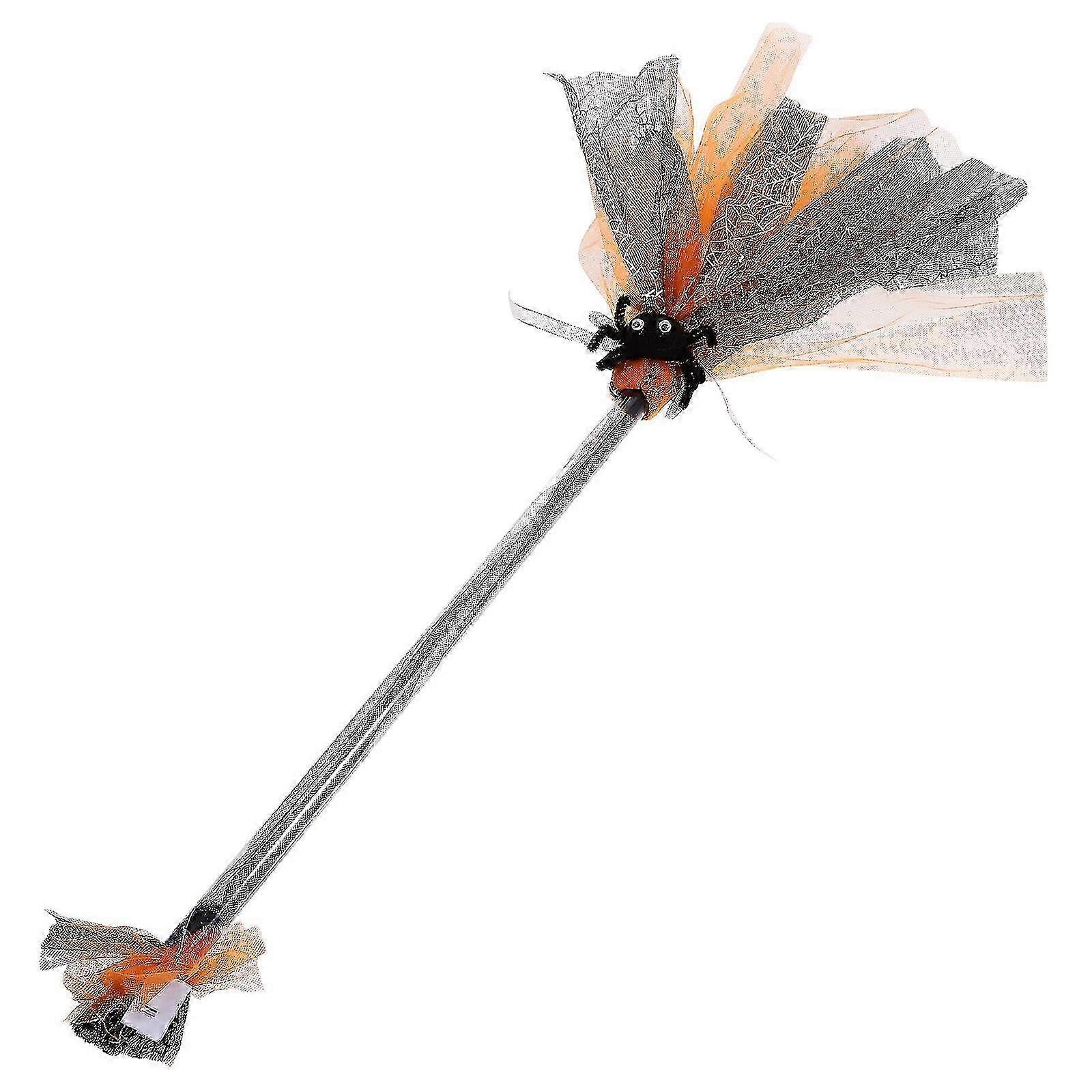 Lighted Witch Broom With Led Light Halloween Witches Broomstick Party ...