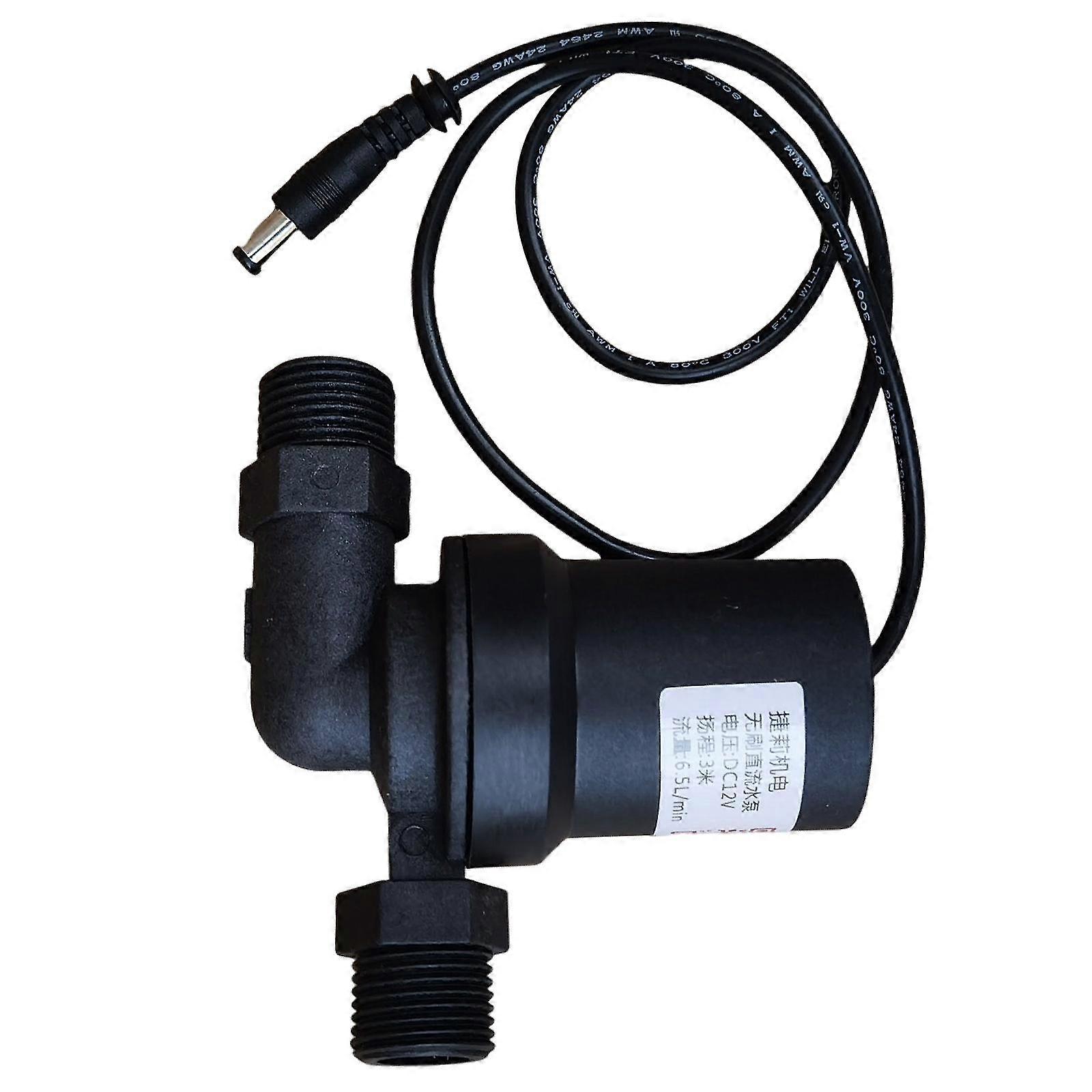 Quiet 12v Dc Solar Hot Circulation Pump Brushless Motor 1/2" Couplers ...