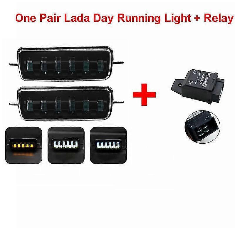 For Lada Niva 4x4 1995- Led Rear Tail Lights For Niva 4x4 With Daytime ...