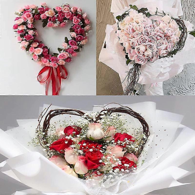 Rattan Heart Garland Antique Rattan Heart Shape Rattan Garland Door ...