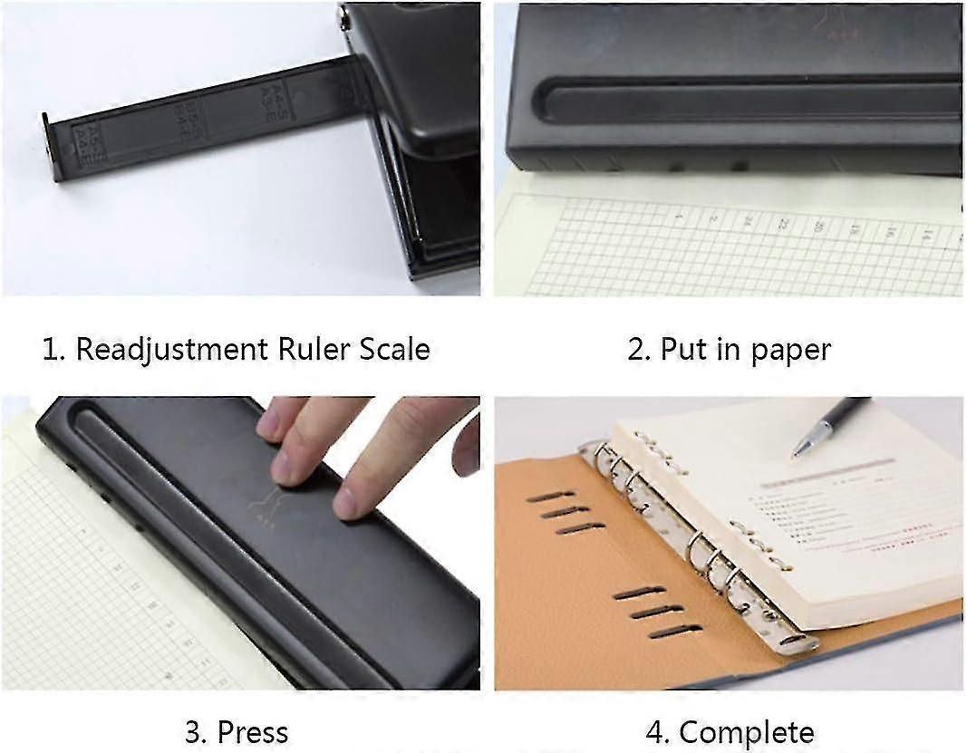 Industrial 6 Hole Punch Binder Hole Punch 6 hole pitch adjustable hole ...