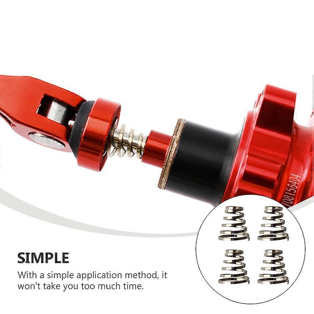 4pcs Quick Release Bike Wheel Skewer Springs Hollow Shaft Stainless ...