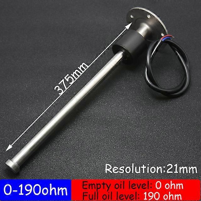 52mm Waterproof IP67 Car Boat Fuel Level Gauge with Alarm 0-190 ohm ...