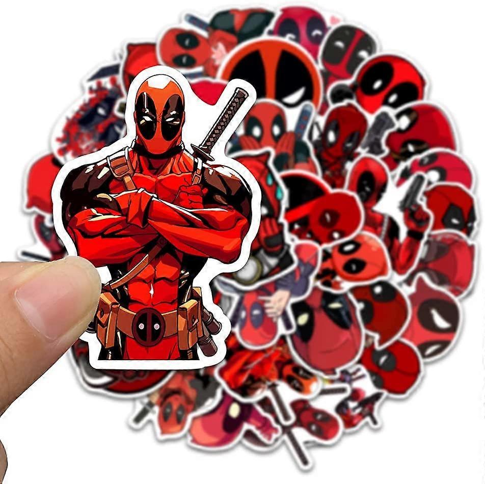 Deadpool Stickers for Laptop Water Bottle Decals of 50 Pcs,Perfect for ...
