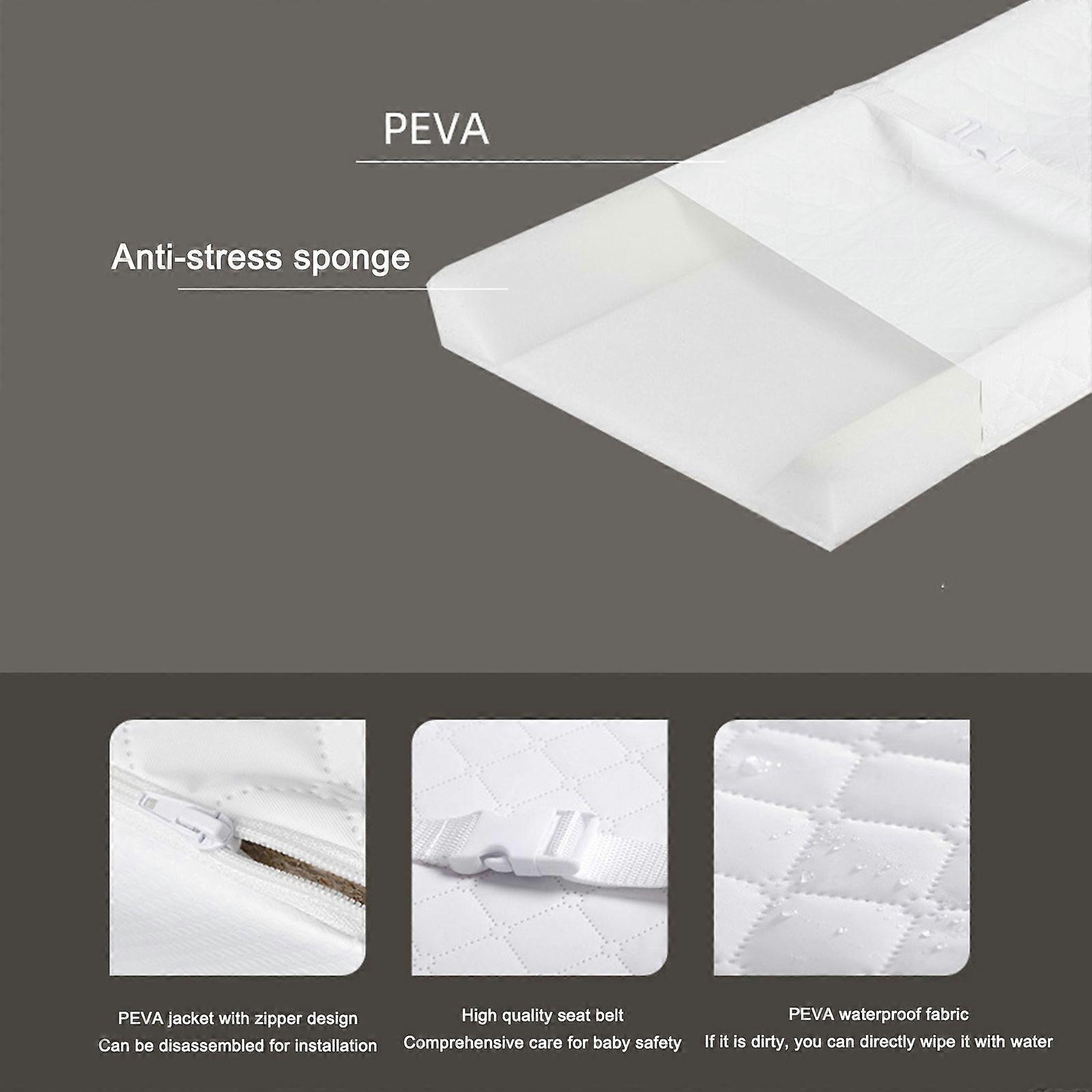 Organic Cotton Contoured Changing Pad | Topper for Standard Size Infant ...