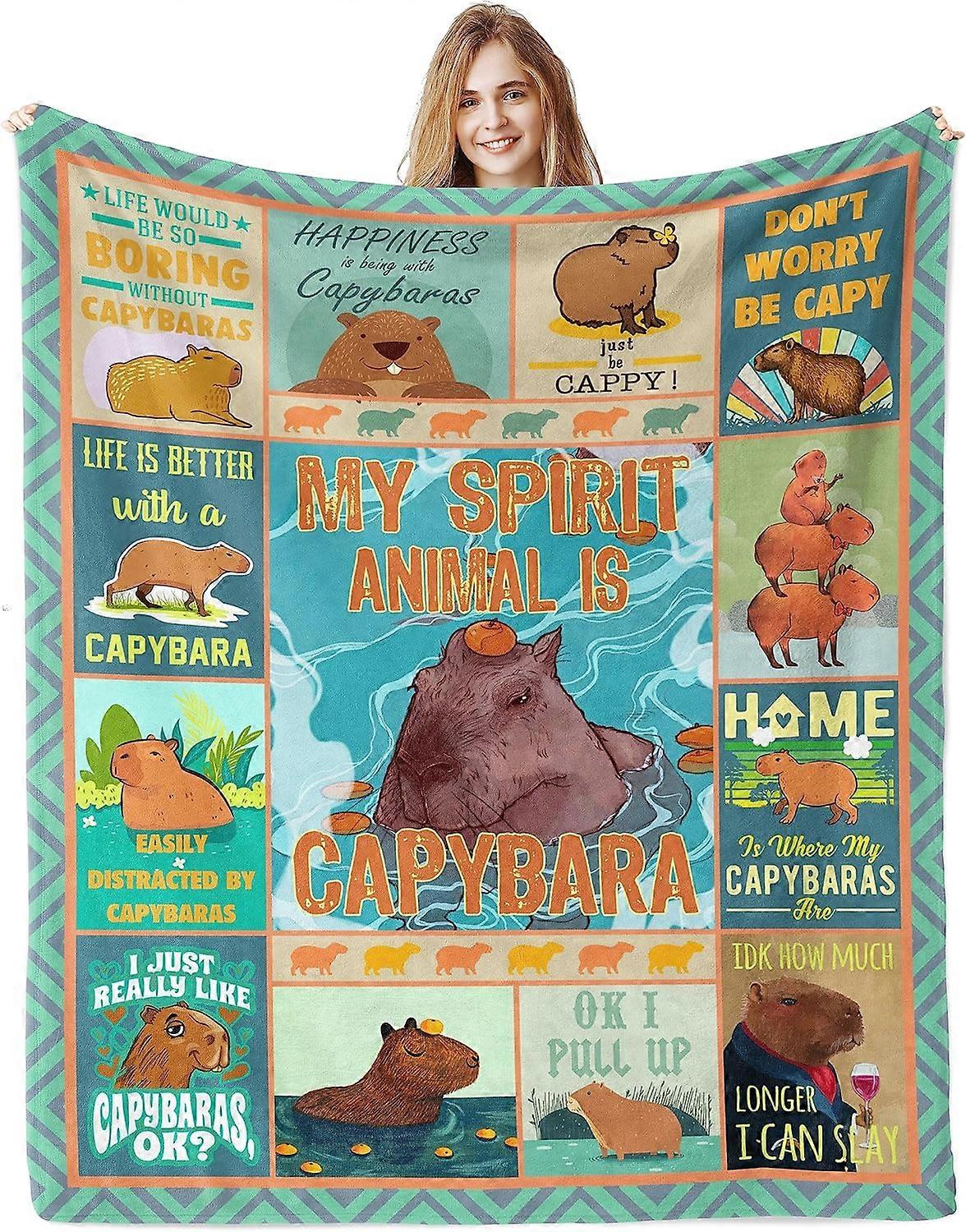 Capybara Blanket, Capybara Gifts, Capybara Stuff for Capybara Lovers ...
