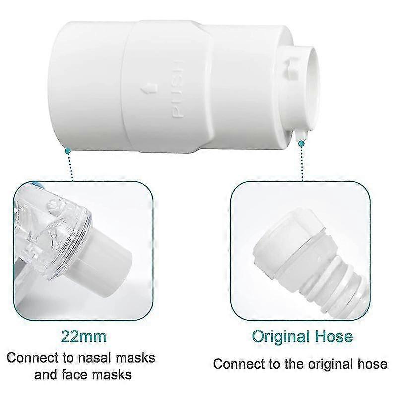For AirMini Pro Hose Connector Connect AirMini Hose to Any 22 mm Nasal ...