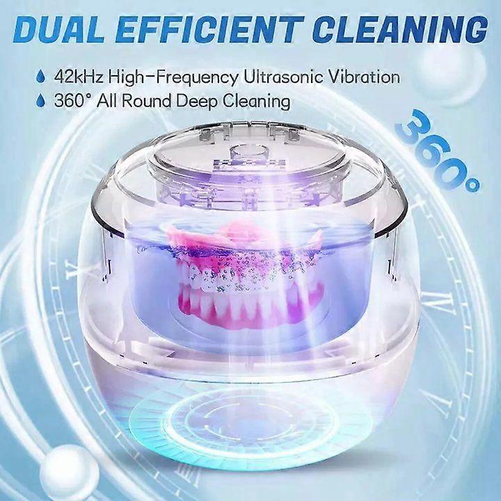 Ultrasonic Retainer Cleaner Aligner Denture Invisalign UV-Dental Pod ...