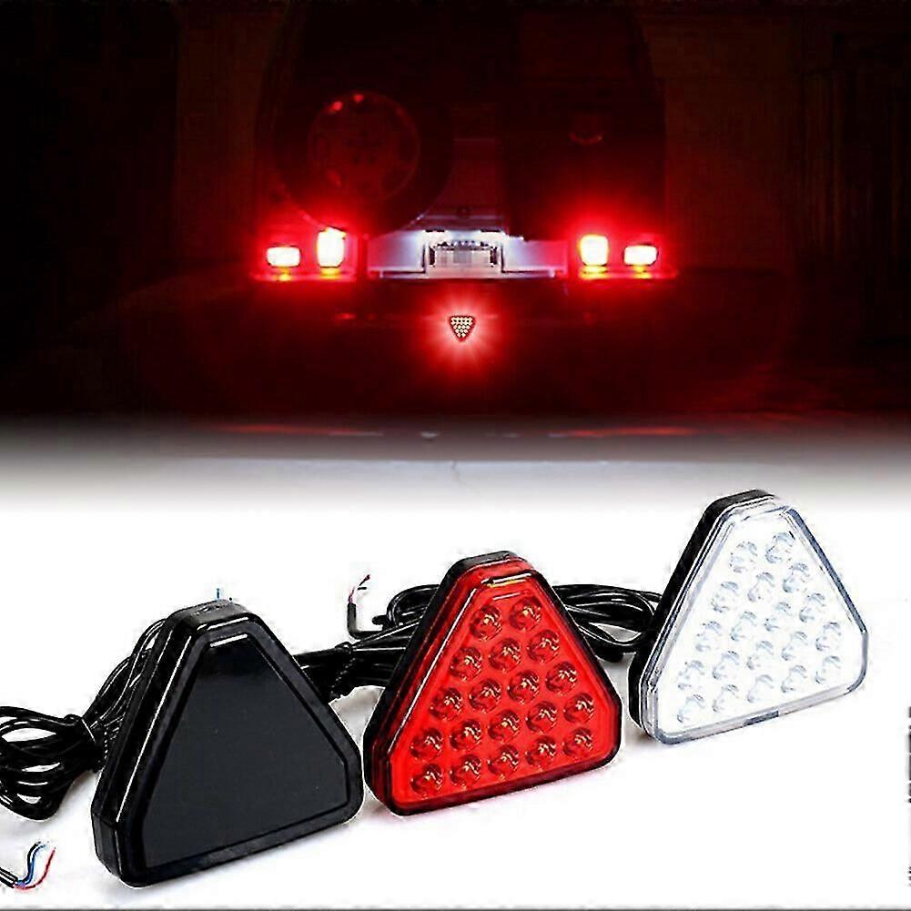 High qualityCar Universal F1 Style Triangle Red LED 3rd Rear Bumper ...