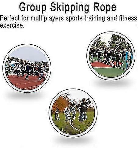 16ft to 22.9ft to 32ft Long Jump Rope with Wooden Handle - Ideal for ...