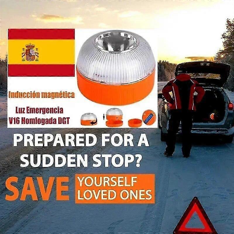 Latest Compact Emergency Flashlight V16 Certified Vehicle Emergency ...