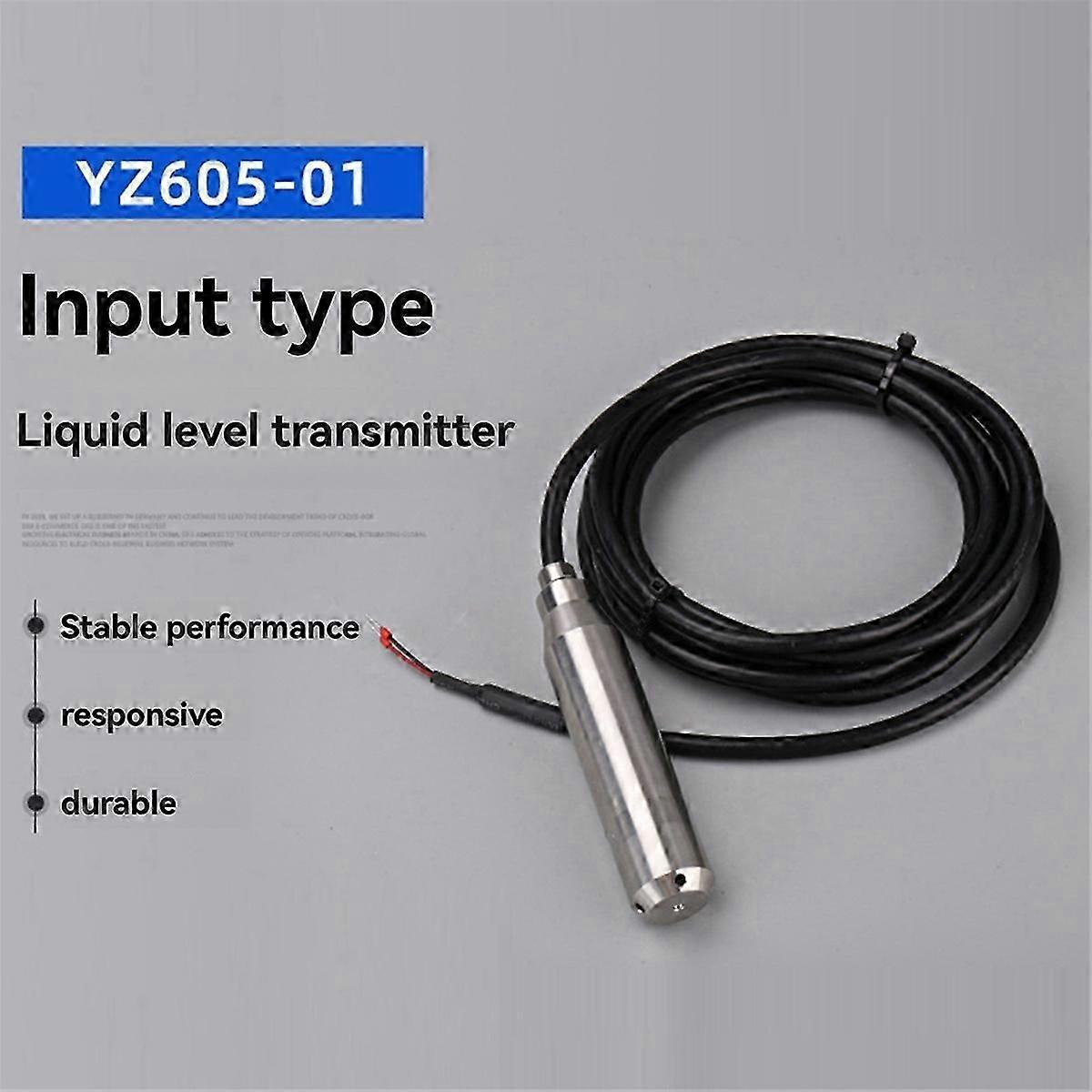 Submersible Water Level Sensor 4-20mA 0-10V Output Hydrostatic Level ...