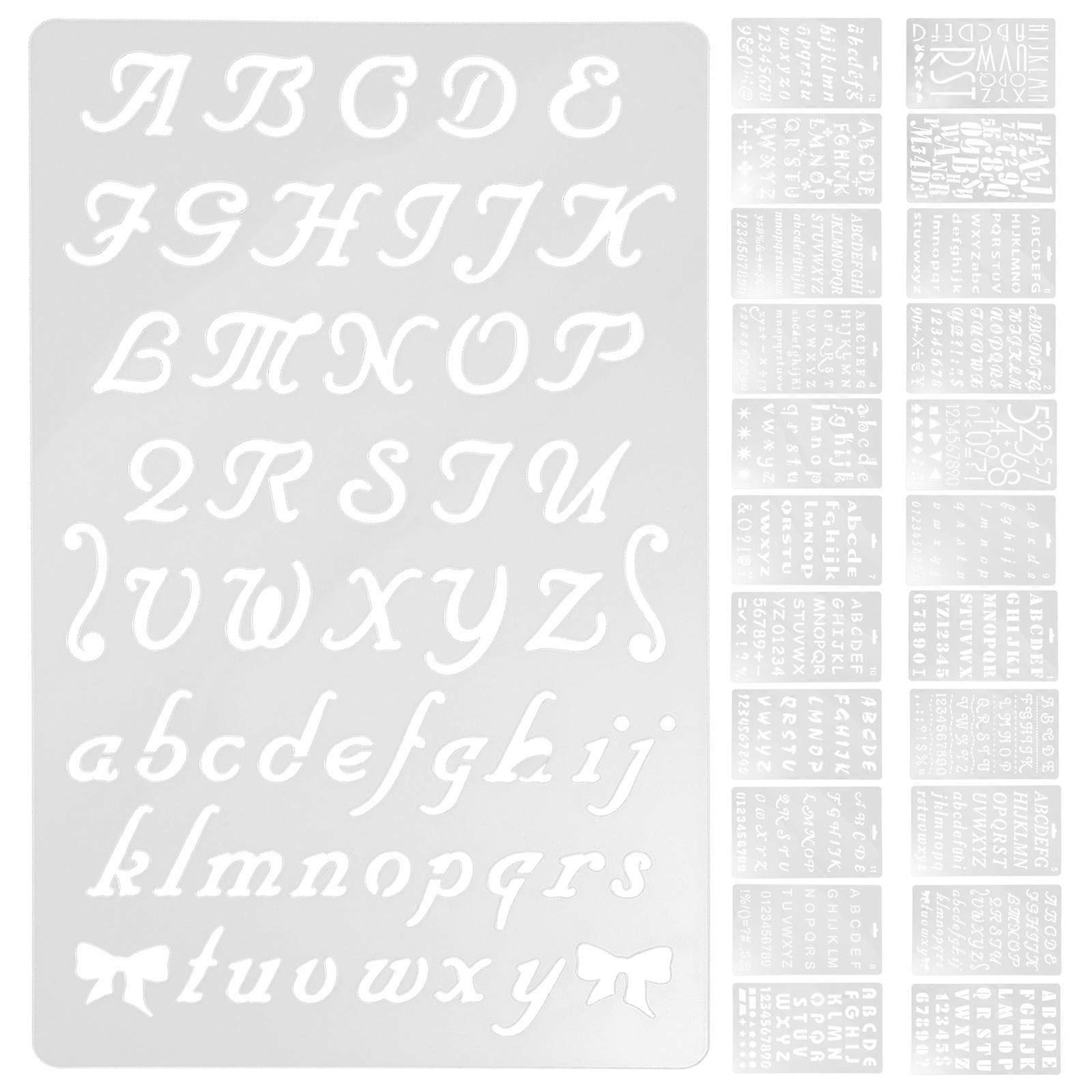 Stencil For Painting Number Letter Painting Stencils For Home Decor ...