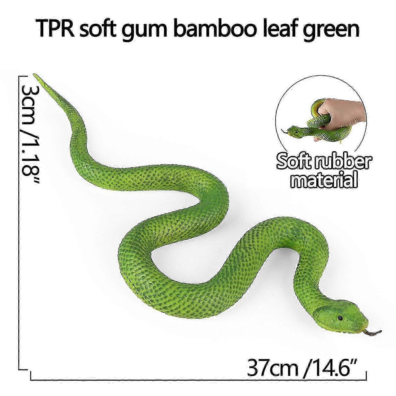 Realistic Fake Snake Toy Rubber Snake Character Halloween Prank Props ...