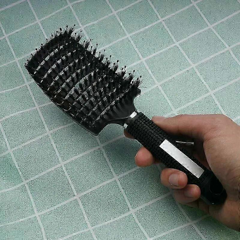 Hair Brush Detangling Hairbrush Bristle&Nylon Women's Wet Curly Hair ...