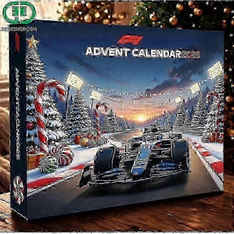 F1 Racing Advent Countdown Holiday Calendar Blind Box Christmas Tree ...