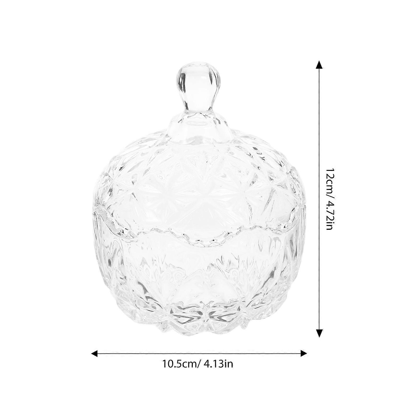 Elegant Five-Leaf Clover Shape Glass Jewelry Box Container For Women ...