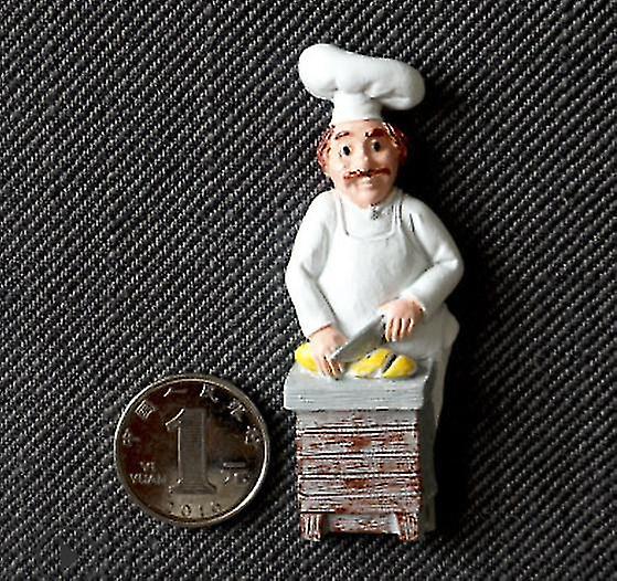 6-pack Extra Large Chef Magnets For Fridge Cute Magnet 3d Fat Chef ...