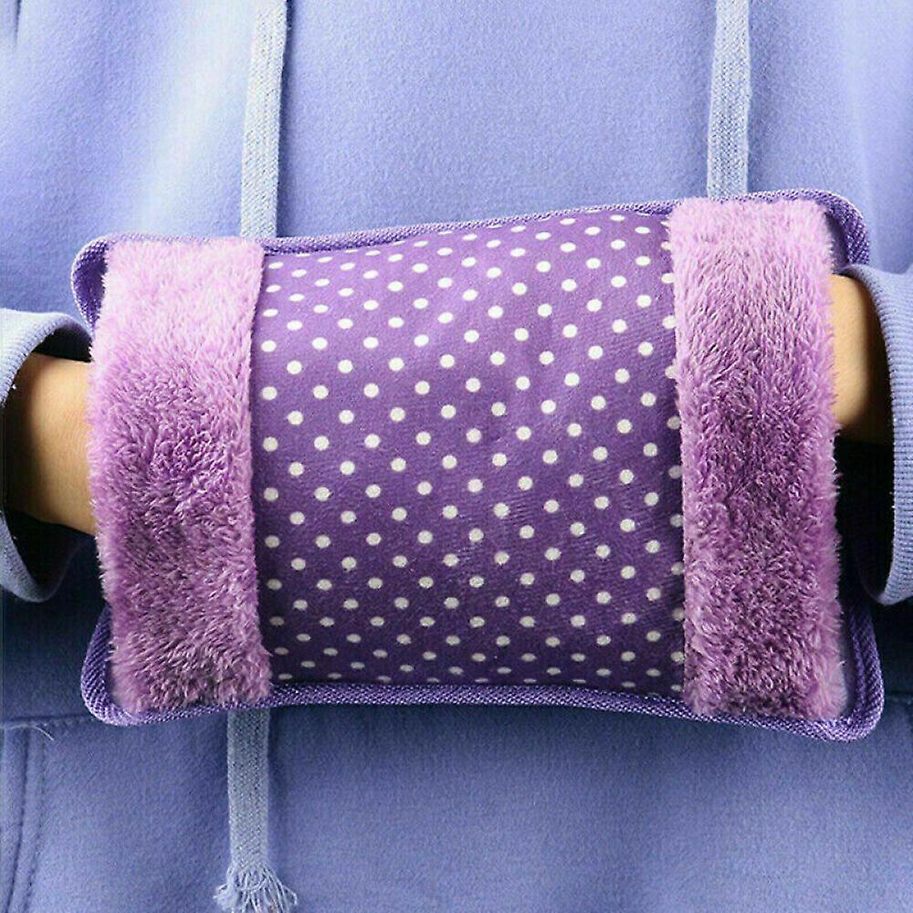 Rechargeable Electric Hot Water Bottle Bag Bed Hand Thermal Warmer Heat ...