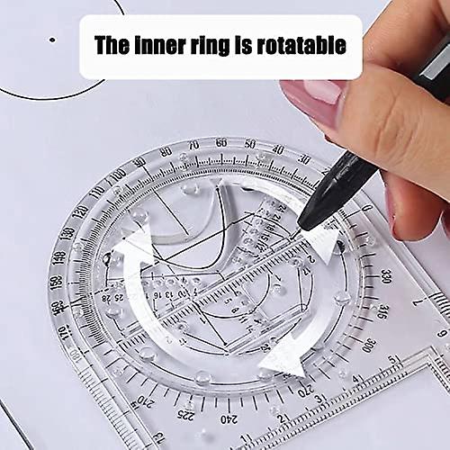 New Multifunctional Geometric Ruler Drawing Ruler Geometric Drawing ...