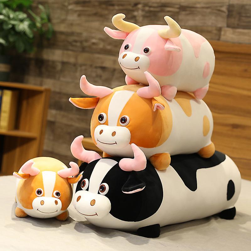 32-110cm Lovely Large Size Cattle Cute Animal Cartoon Cows Stuffed ...