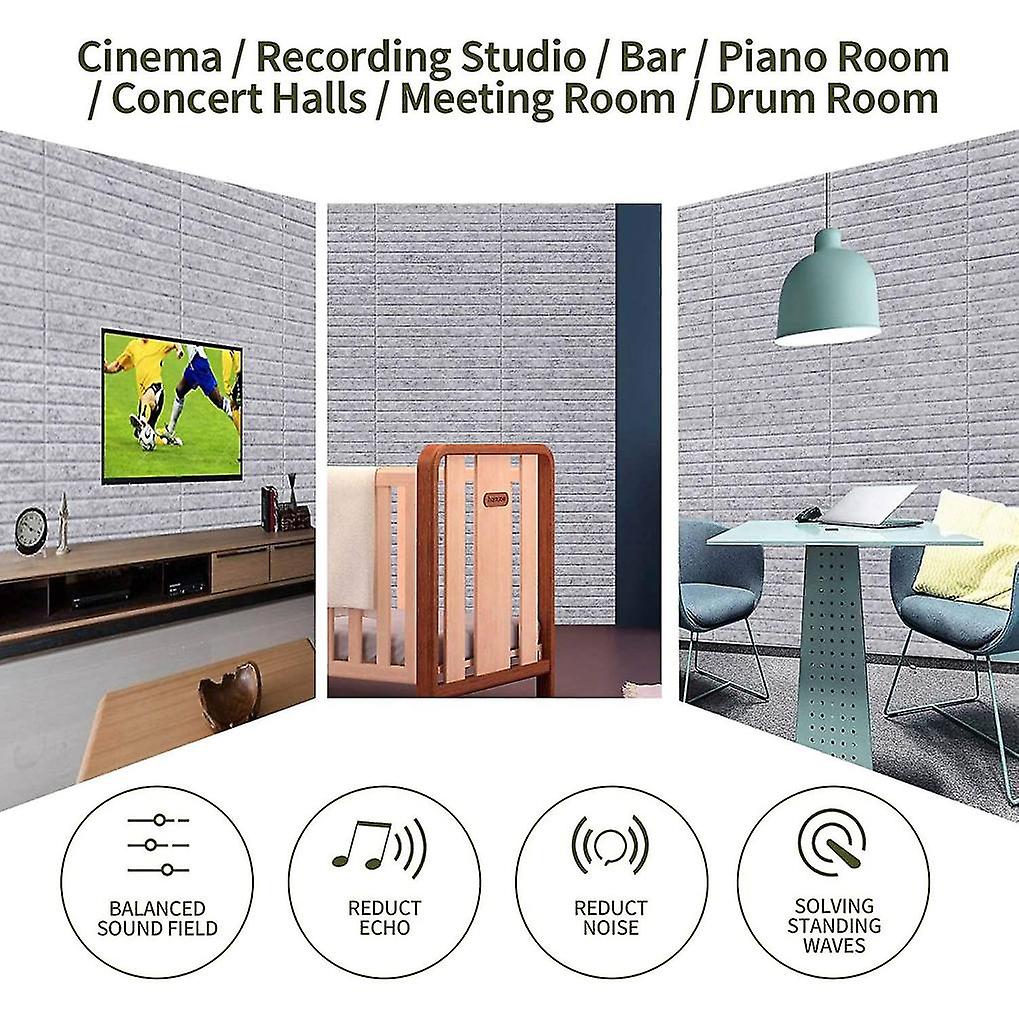 16 Pcs Pro Grade Acoustic Panels,sound Proof Wall Panels,for Studio ...