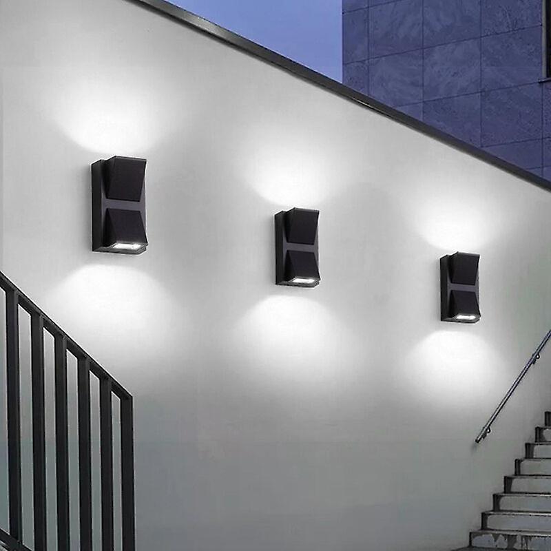 Wall Light - 1 Piece, 6W - Indoor/Outdoor LED Wall Light, 6000K White ...