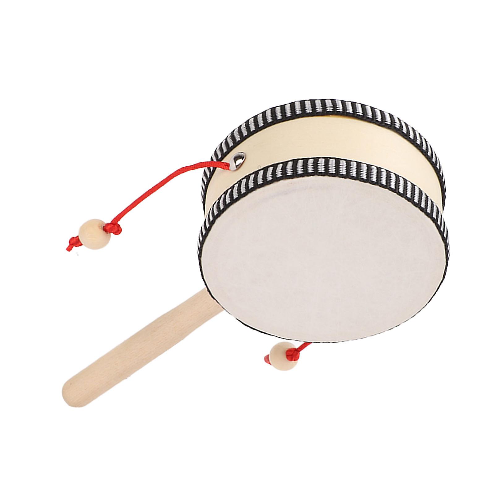 4 Inch Rattle Hand Black Edged Rattle Educational Toy Perfect Exquisite ...