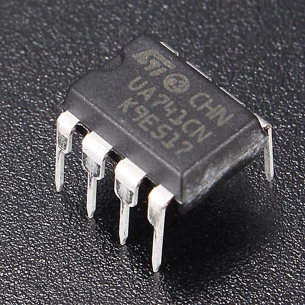 10Pcs UA741CN DIP-8 UA741 LM741 ST IC Chip Operational Amplifiers ...