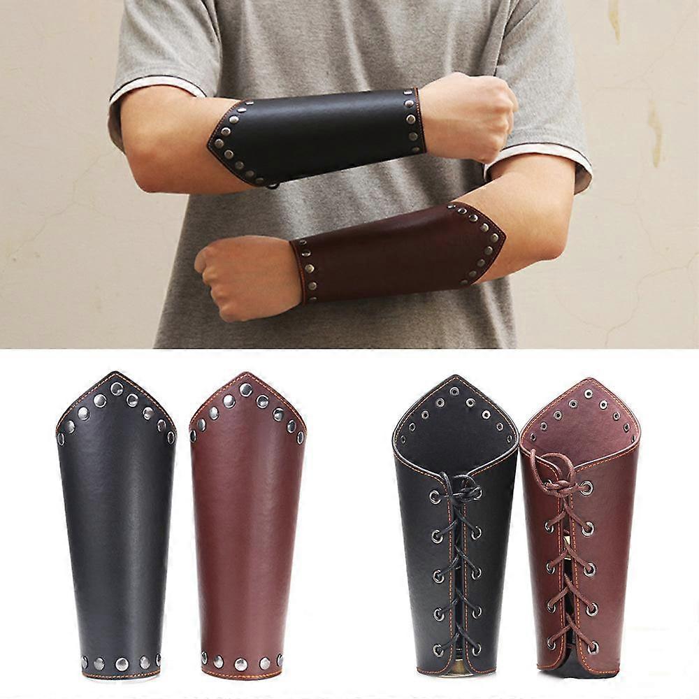 Outer sports gauntlets leather wrist guards cos cosplay props leather ...