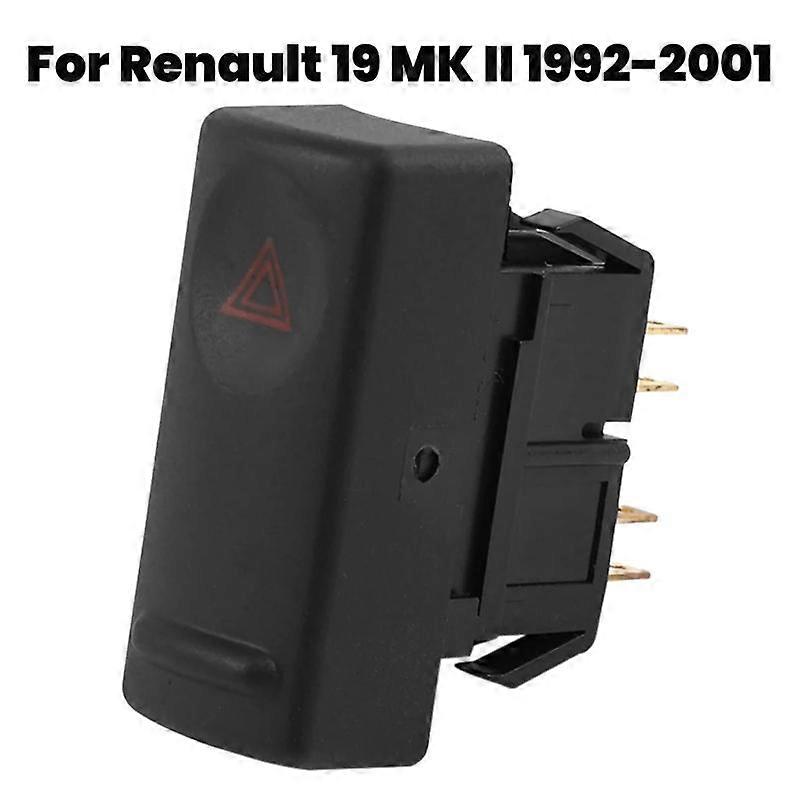 Hazard Warning Indicator Light Switch Button for Renault 19 MK2 II R19 ...