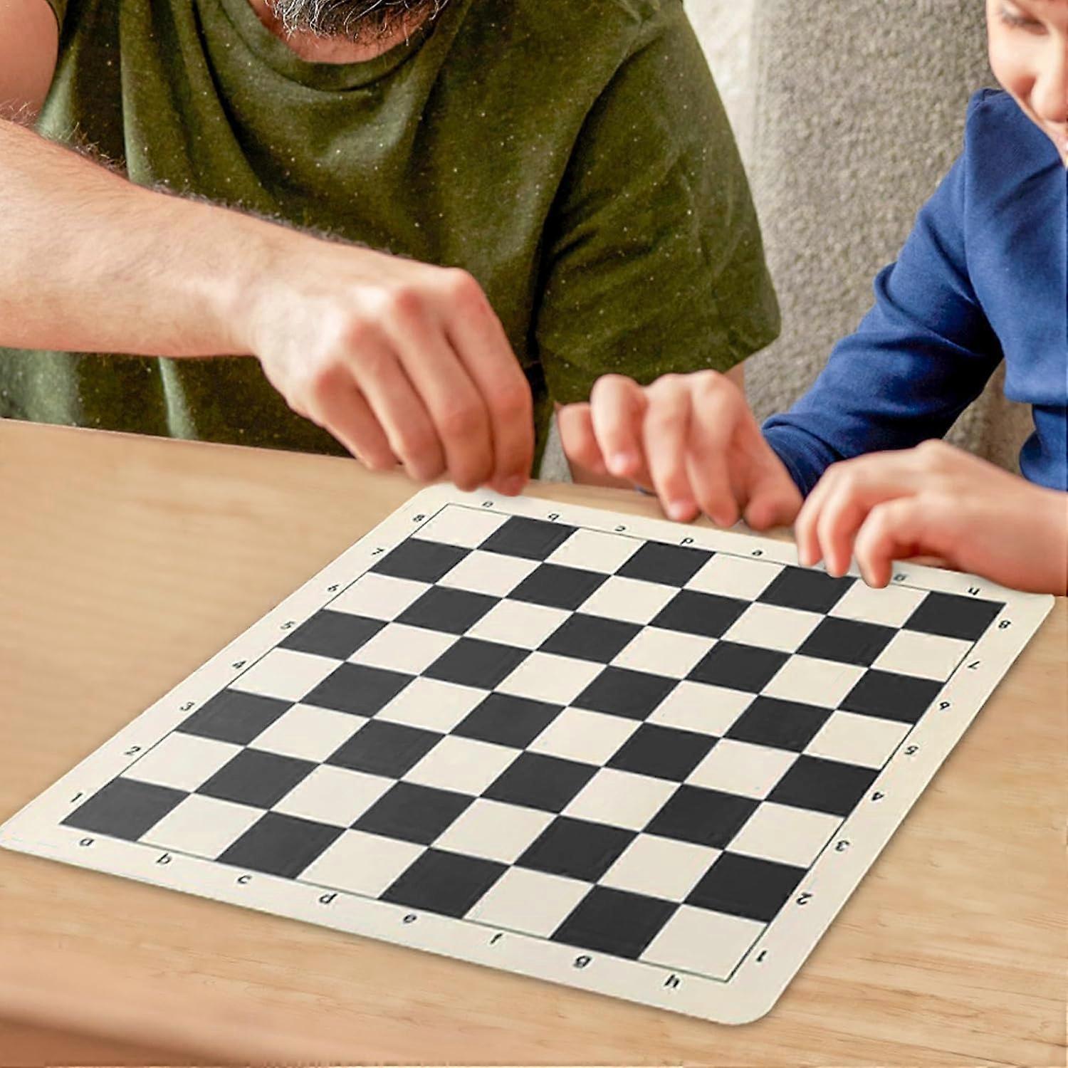 Folding Chess Board,Lightweight Roll Up Chess Board Tournament Chess ...